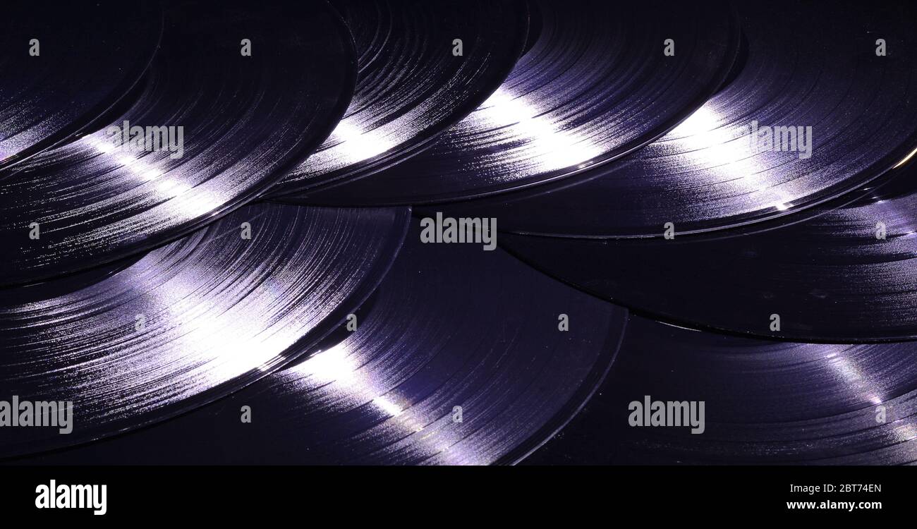 a group of antique vinyls Stock Photo - Alamy