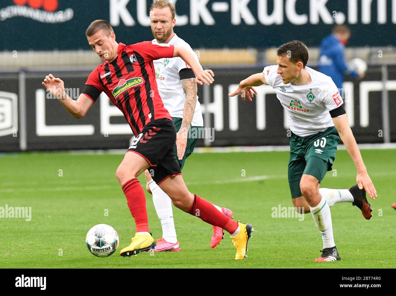 Freiburg, Germany. 23rd May, 2020. Football: Bundesliga, 27th matchday ...