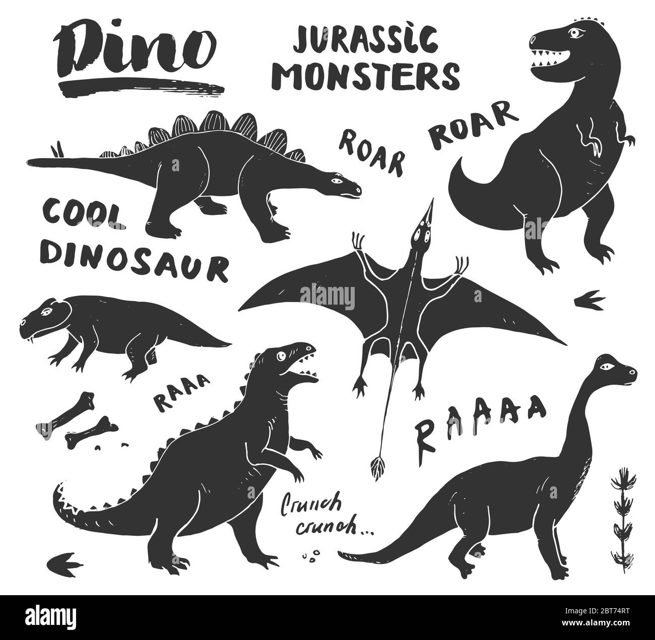 Cute Dinosaur Doodles