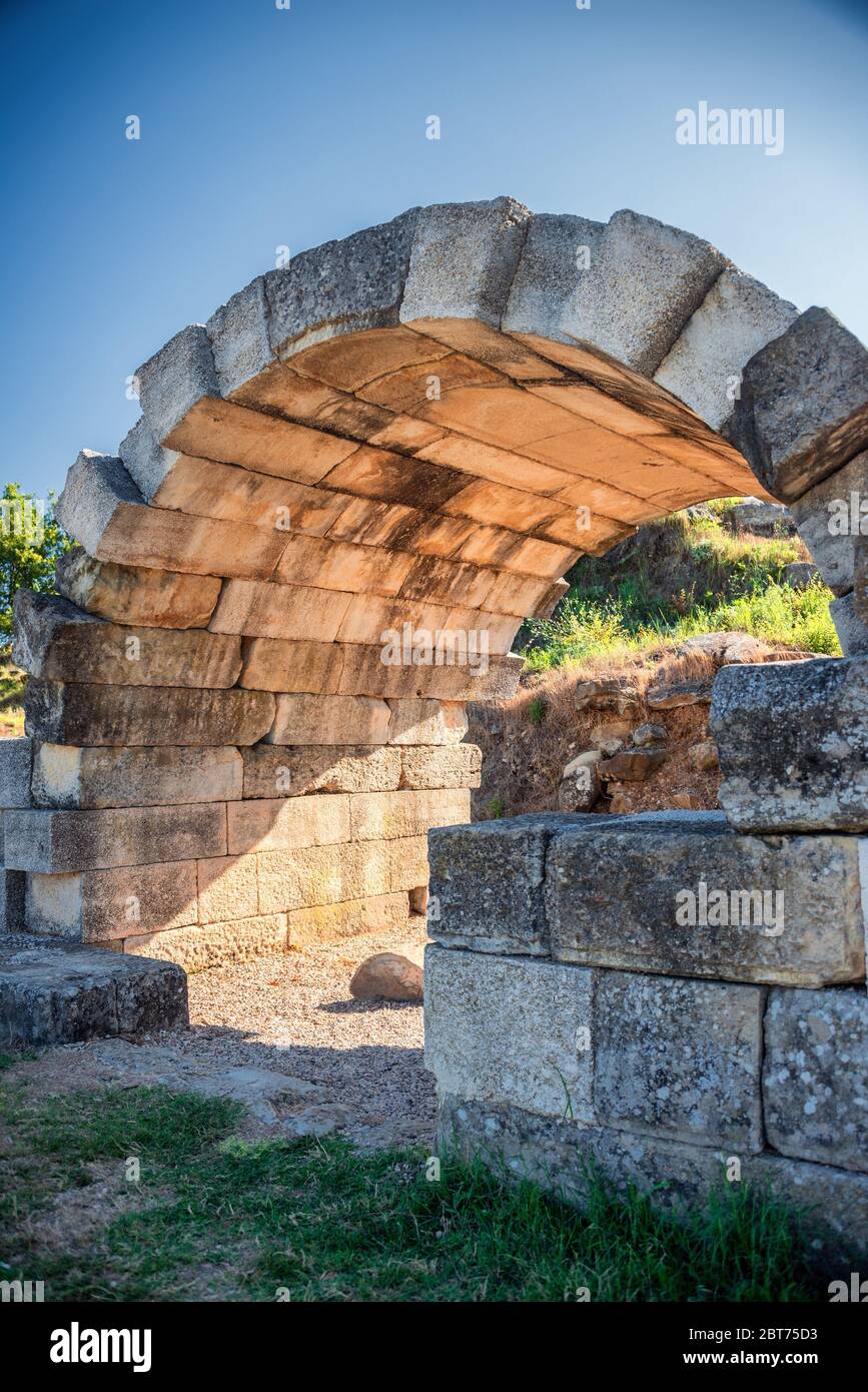 ruins of ancient Greek city of Apollonia (Illyria Stock Photo - Alamy