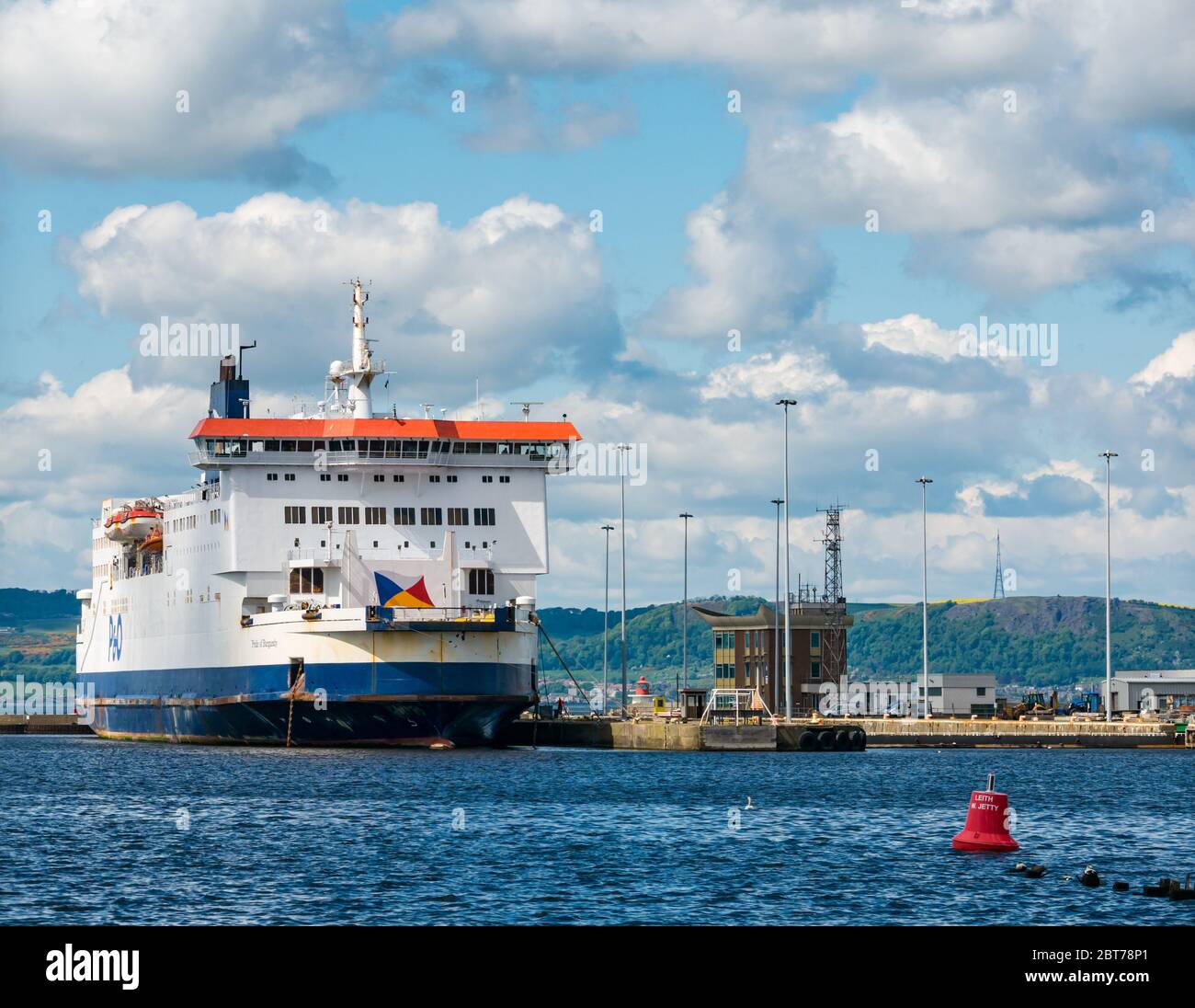 Pride of Burgundy P&O ferry out of service during Covid-19 pandemic ...