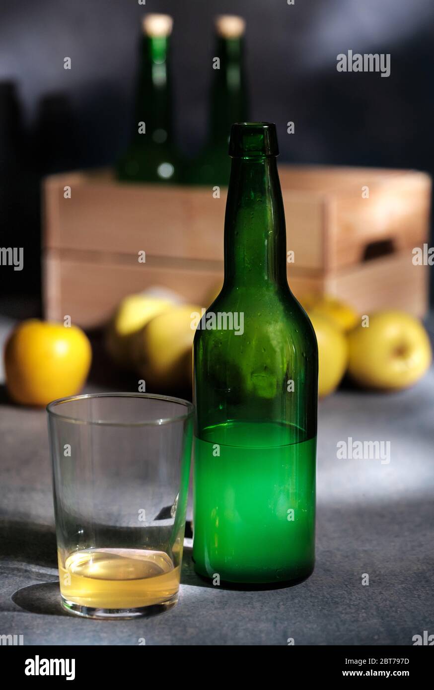 Cider bottles hi-res stock photography and images - Alamy
