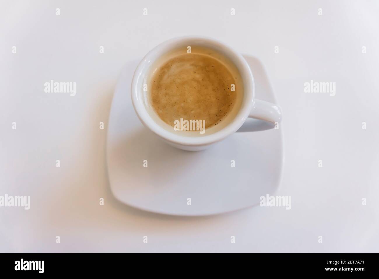 Swirl foam in white cup hi-res stock photography and images - Alamy