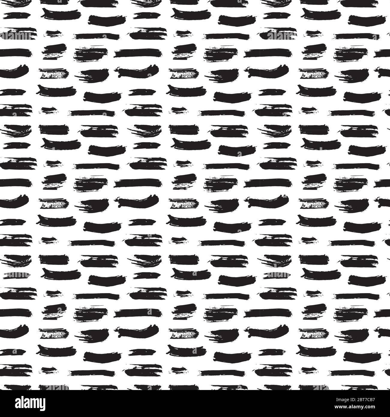 Brush stroke seamless pattern, hand drawn grunge textured background ...