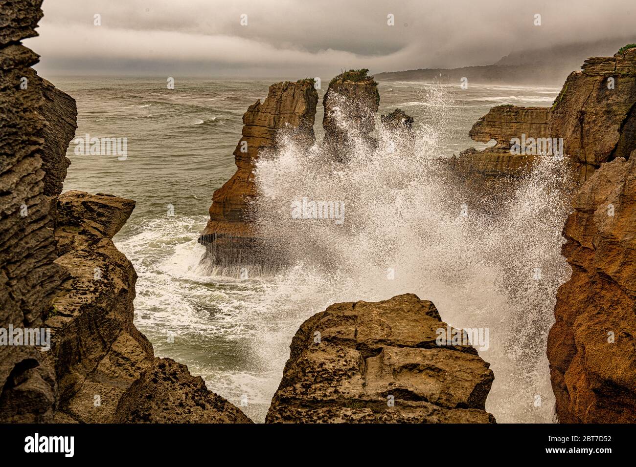 Pancake rocks new zealand hi-res stock photography and images - Alamy