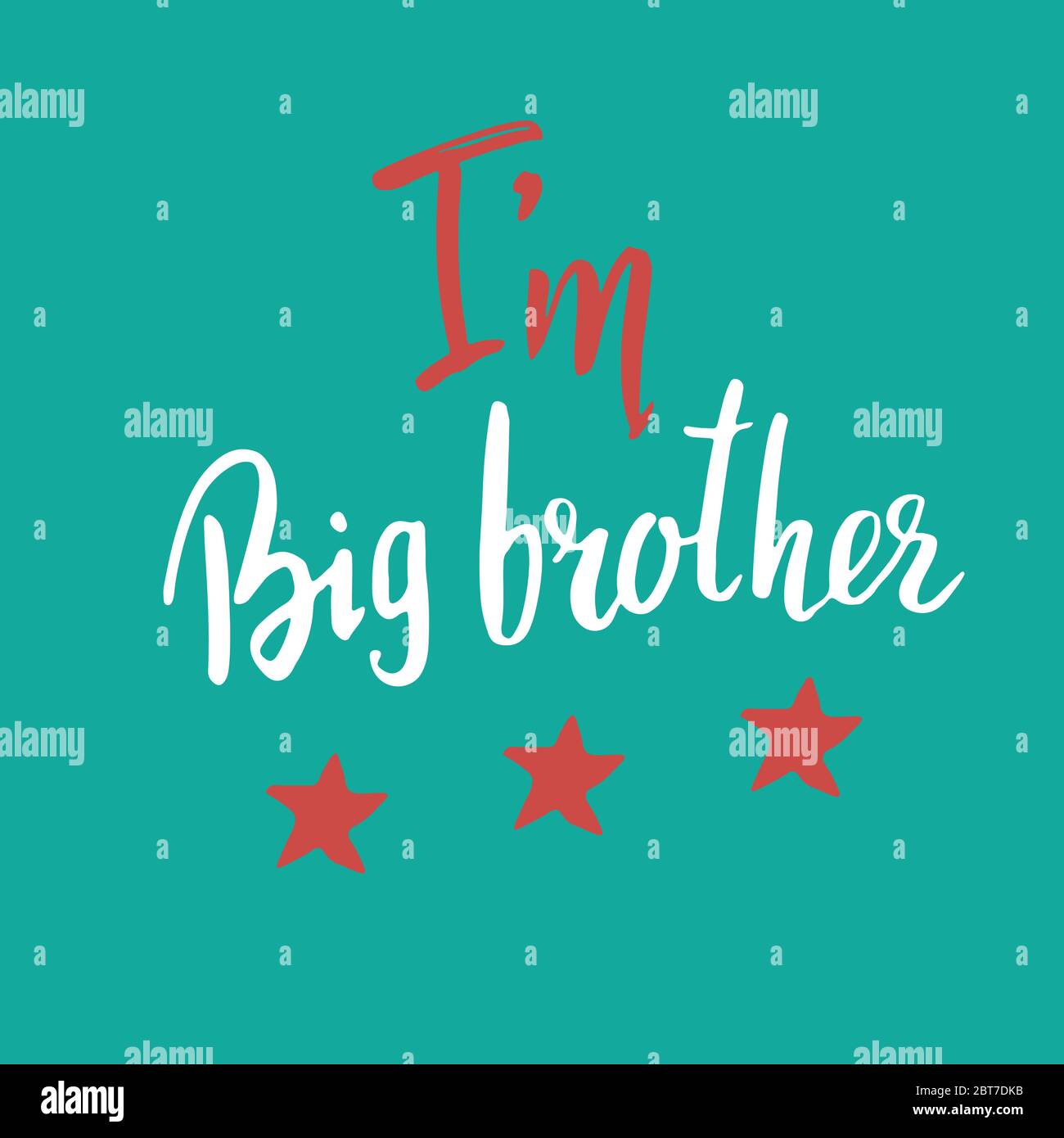 Big brother, Calligraphic Lettering sign, child nursery printable ...