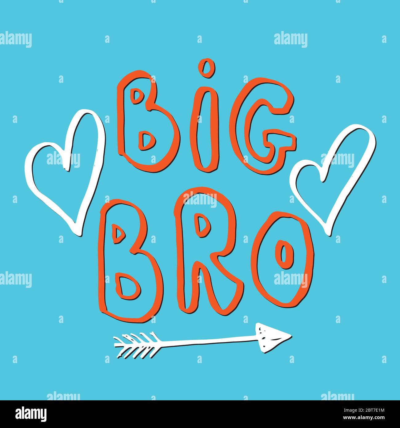 Big brother, Calligraphic Lettering sign, child nursery printable ...