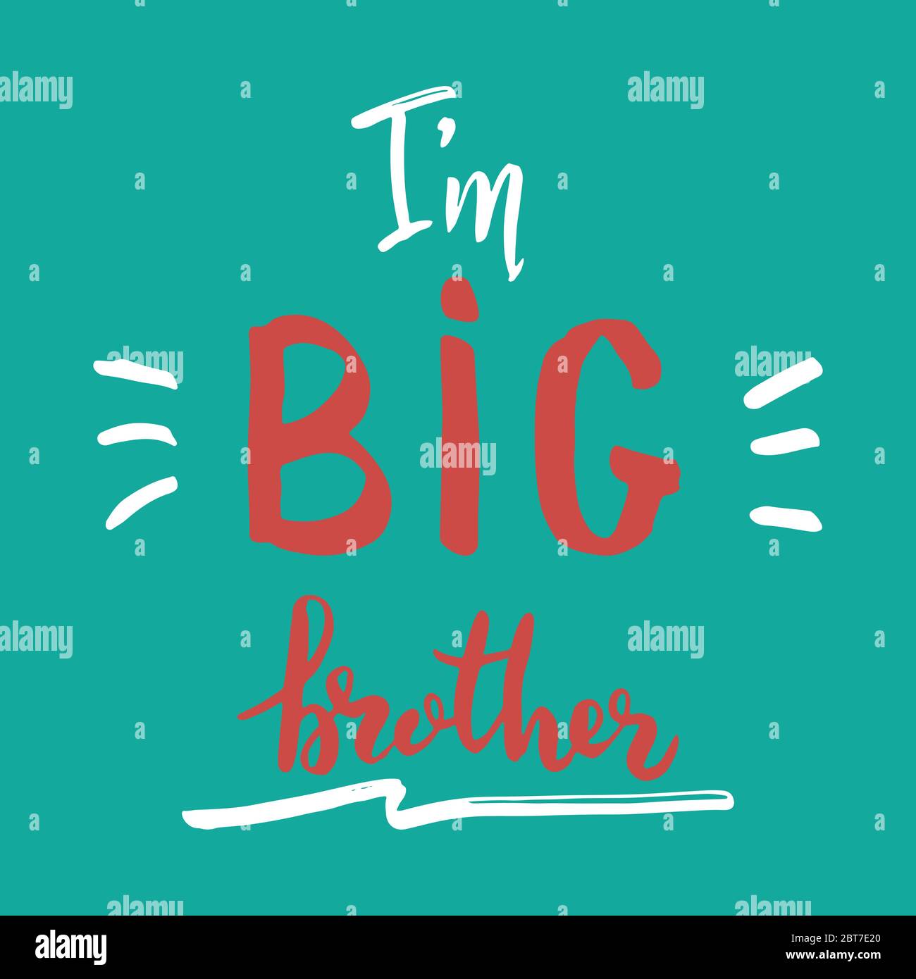 Big brother, Calligraphic Lettering sign, child nursery printable ...