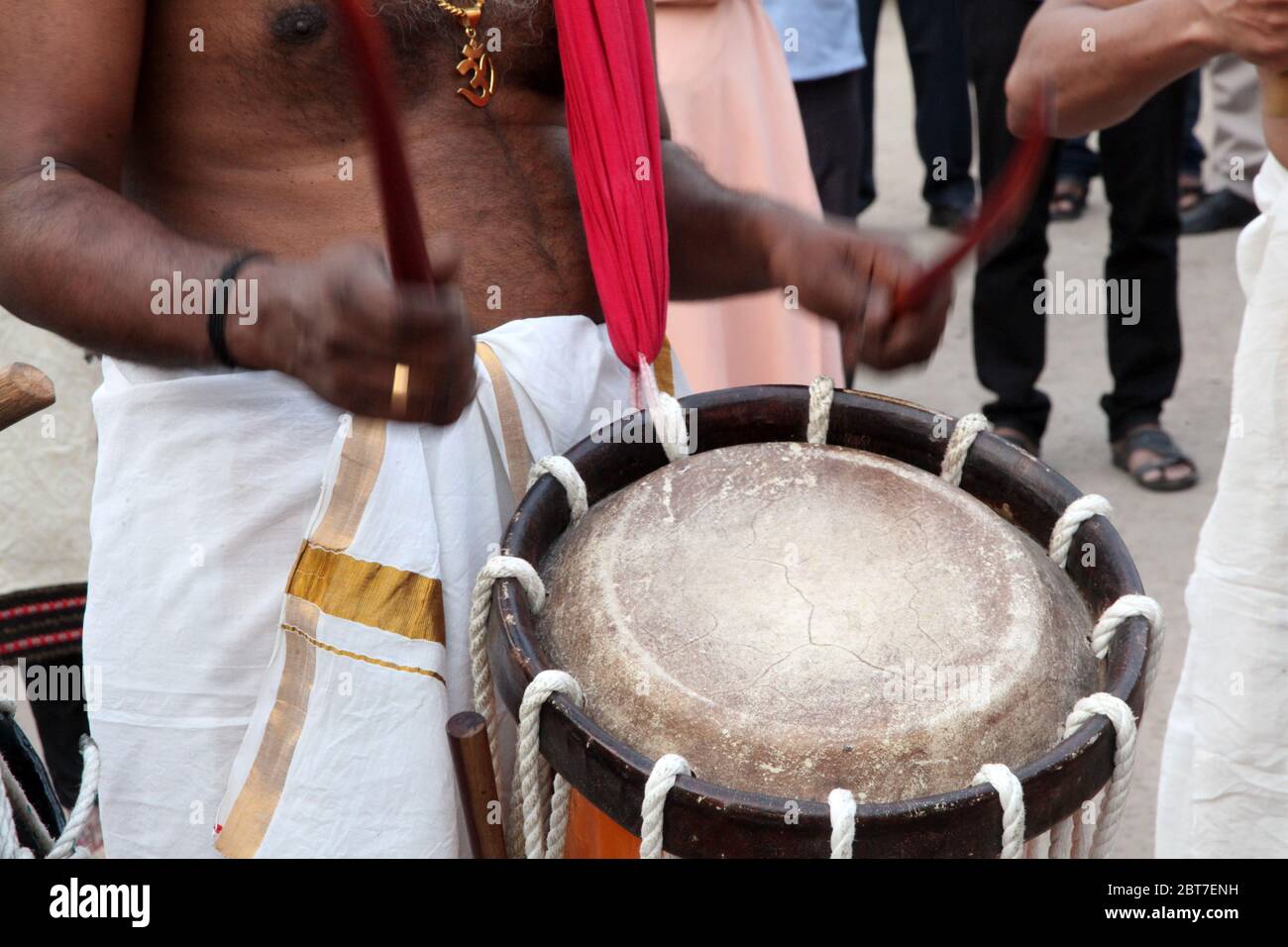Kerala chenda melam music hi-res stock photography and images - Alamy