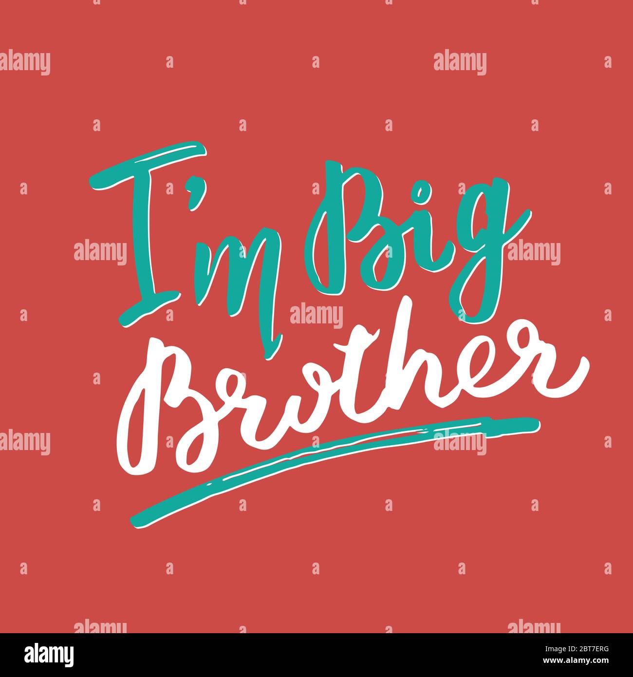 Big brother, Calligraphic Lettering sign, child nursery printable ...