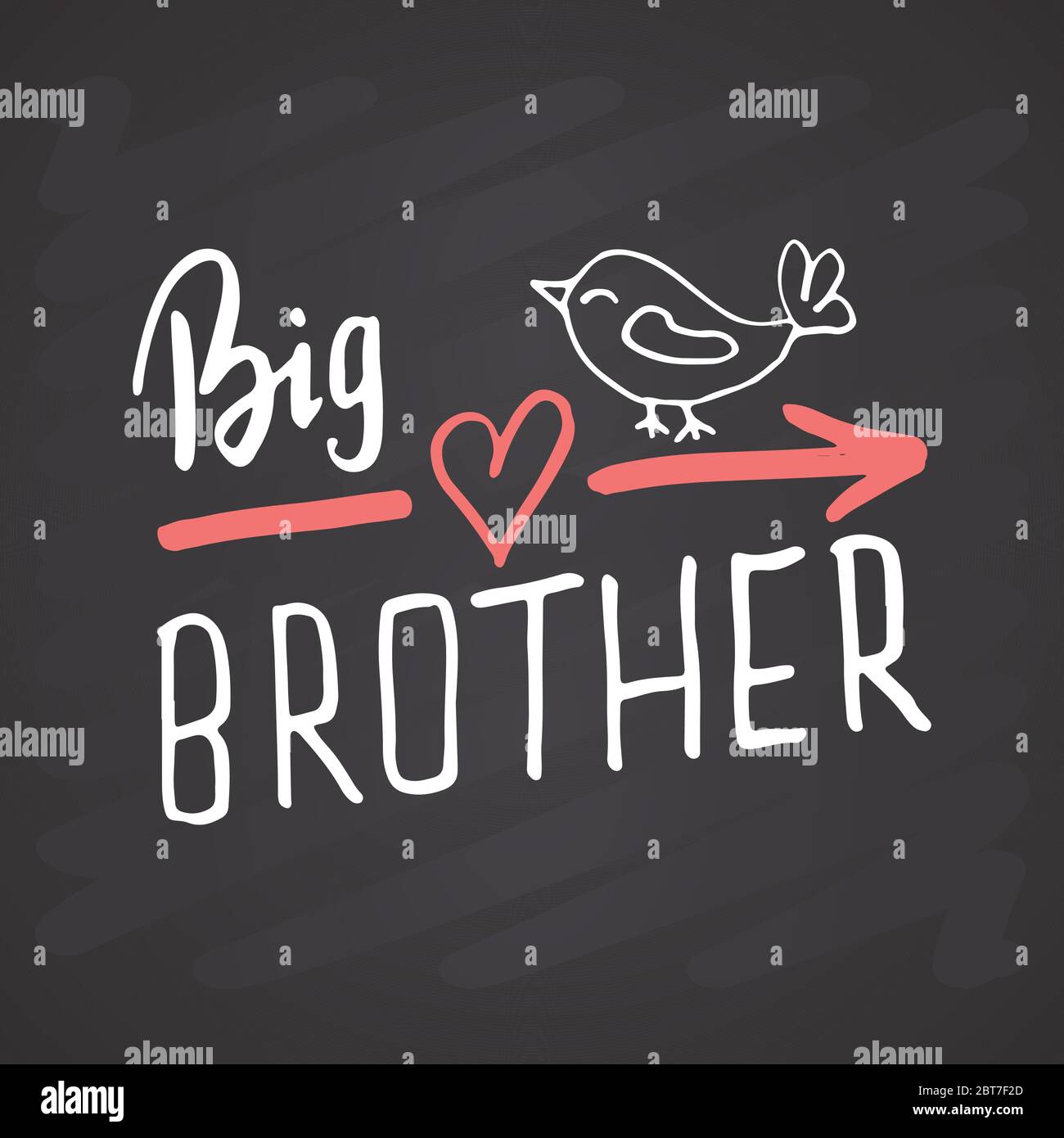 Big brother, Calligraphic Lettering sign, child nursery printable ...
