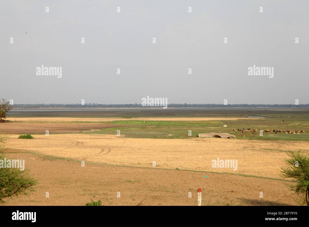 Beautiful Landscape, Village Surrounded by Greenery Mountain, Indian ...
