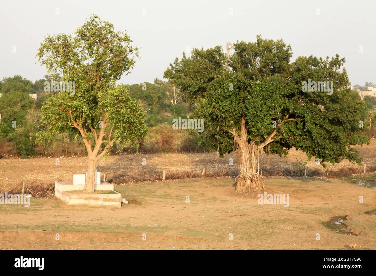 Beautiful Landscape, Village Surrounded by Greenery Mountain, Indian ...