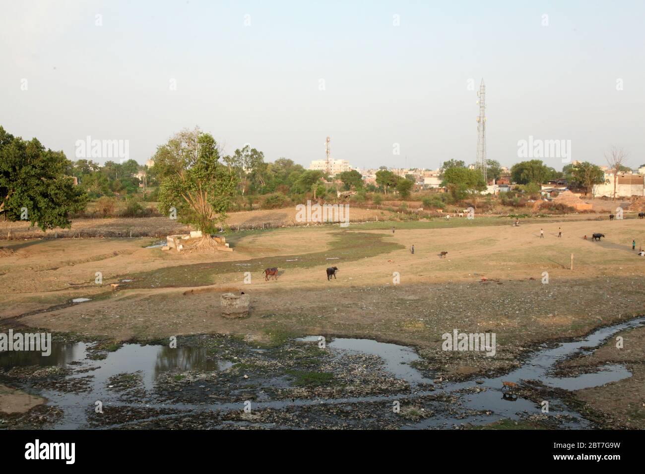 Beautiful Landscape, Village Surrounded by Greenery Mountain, Indian ...