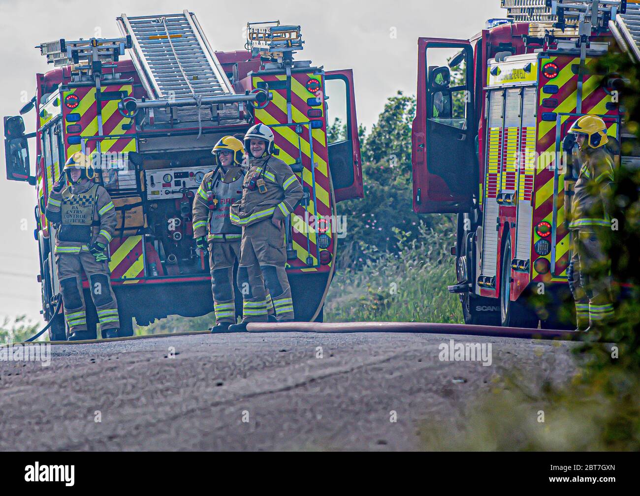 Industrial fire brigade hi-res stock photography and images - Alamy