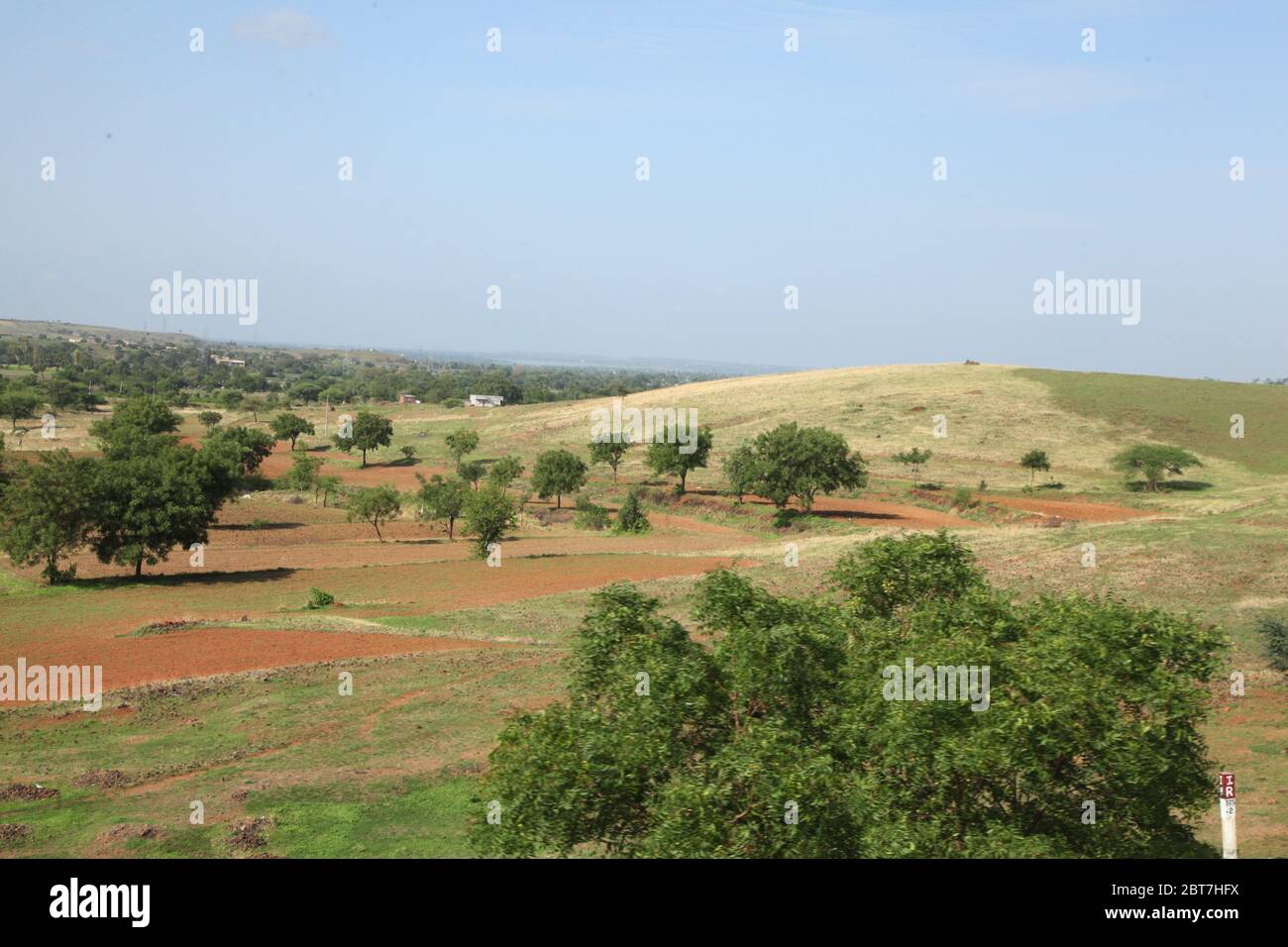 Beautiful Landscape, Village Surrounded by Greenery Mountain, Indian ...