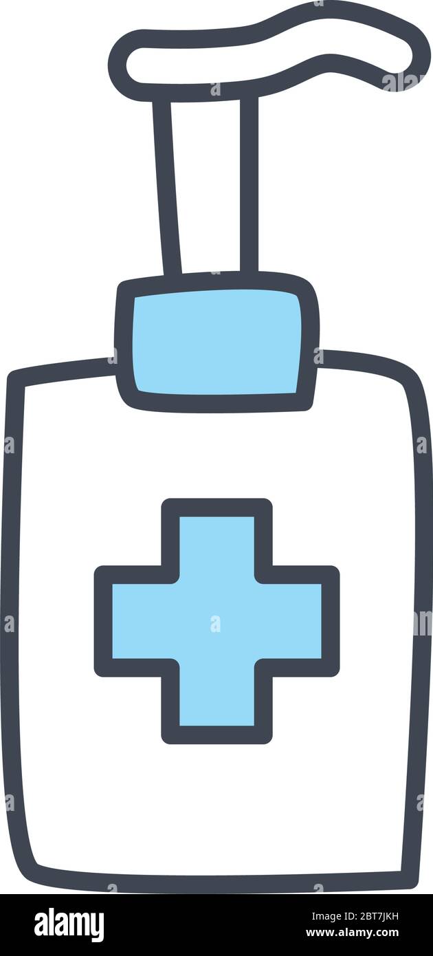 Soap dispenser with cross flat style icon design of Medical care health ...