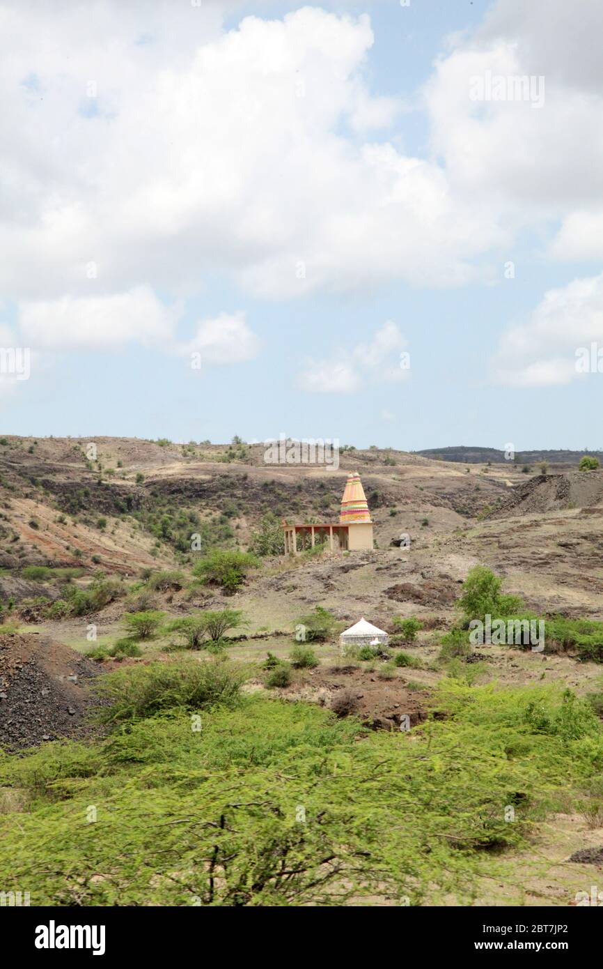 Beautiful Landscape, Village Surrounded by Greenery Mountain, Indian ...