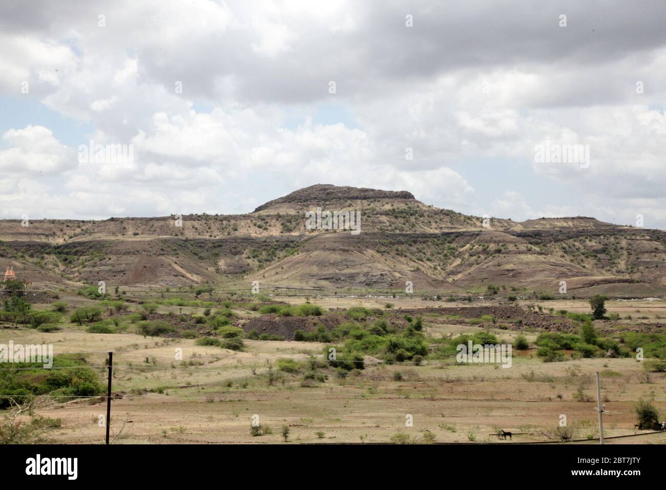 Beautiful Landscape, Village Surrounded by Greenery Mountain, Indian ...