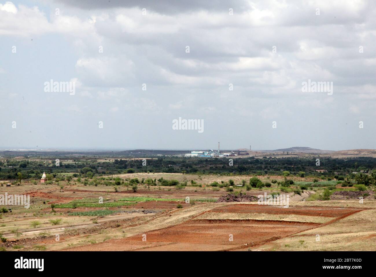 Beautiful Landscape, Village Surrounded by Greenery Mountain, Indian ...