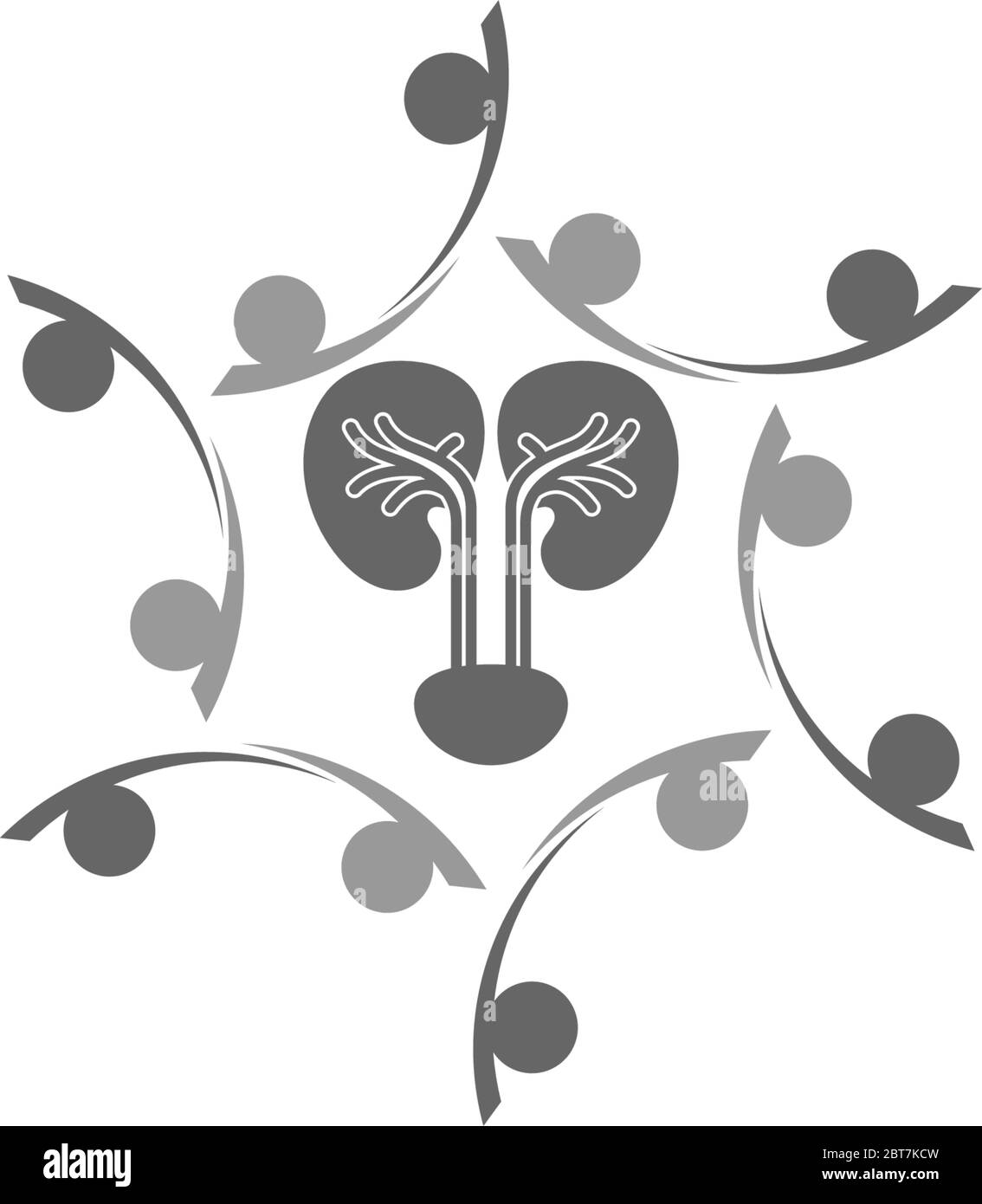 Urology logo, kidney logo icon healty illustration Stock Vector Image ...