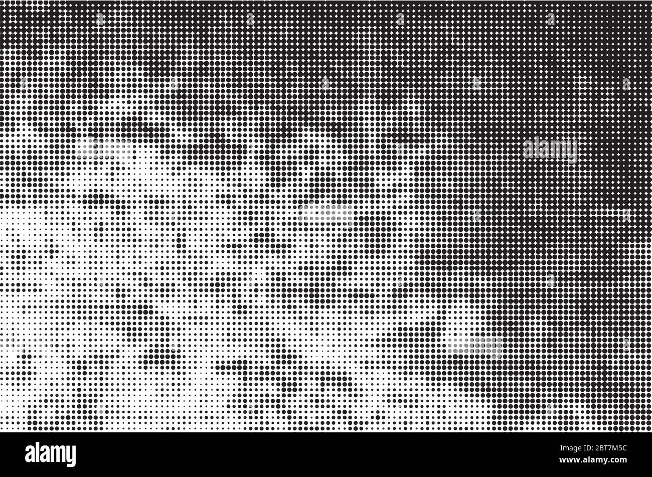 Grunge halftone dots background. Offset Printing Texture Stock Vector ...