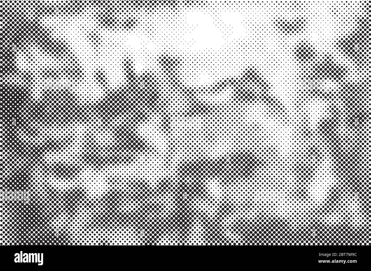 Grunge halftone dots background. Offset Printing Texture Stock Vector ...