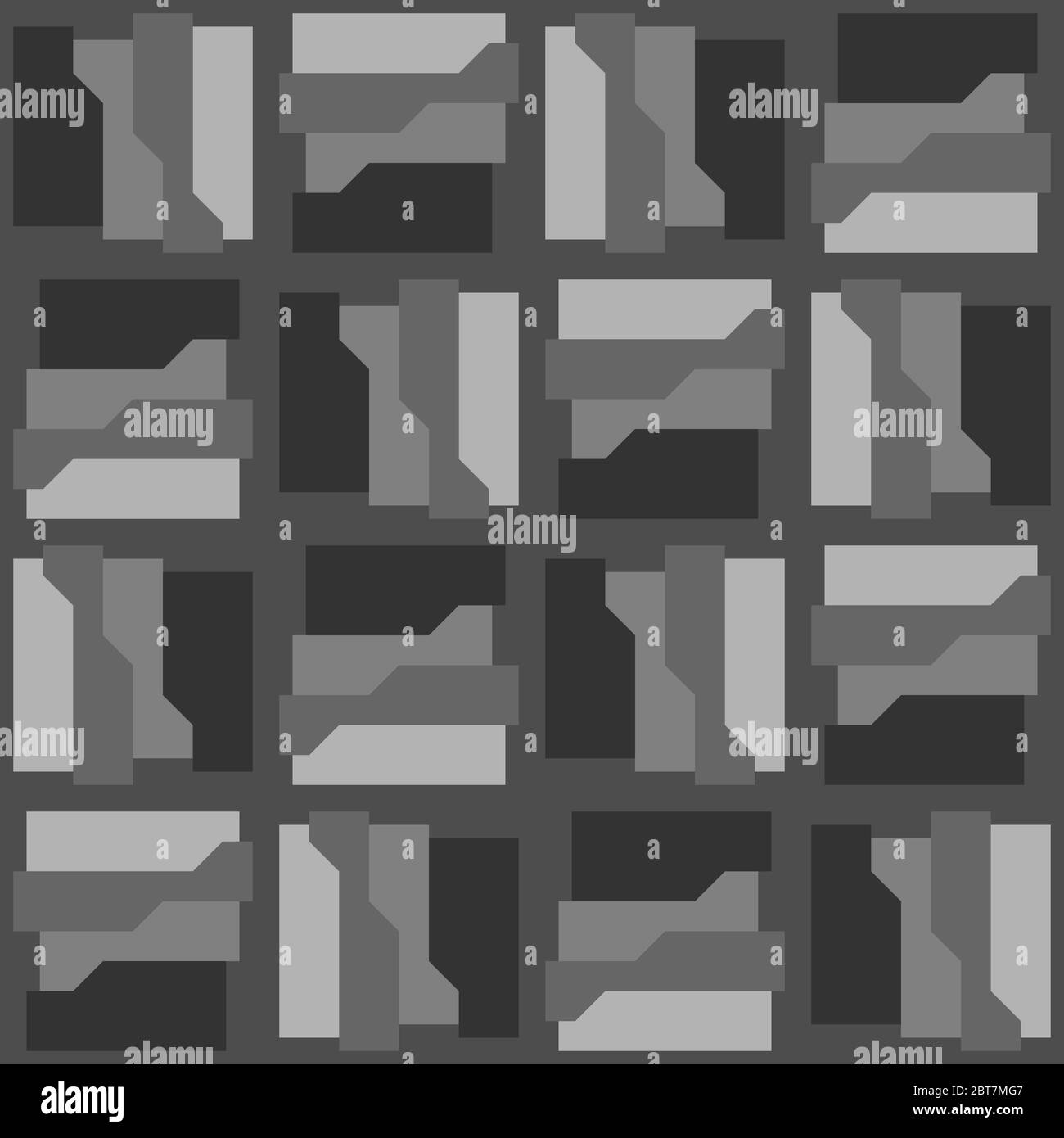 Simple abstract geometric design. Rounded repeated pattern for textile ...