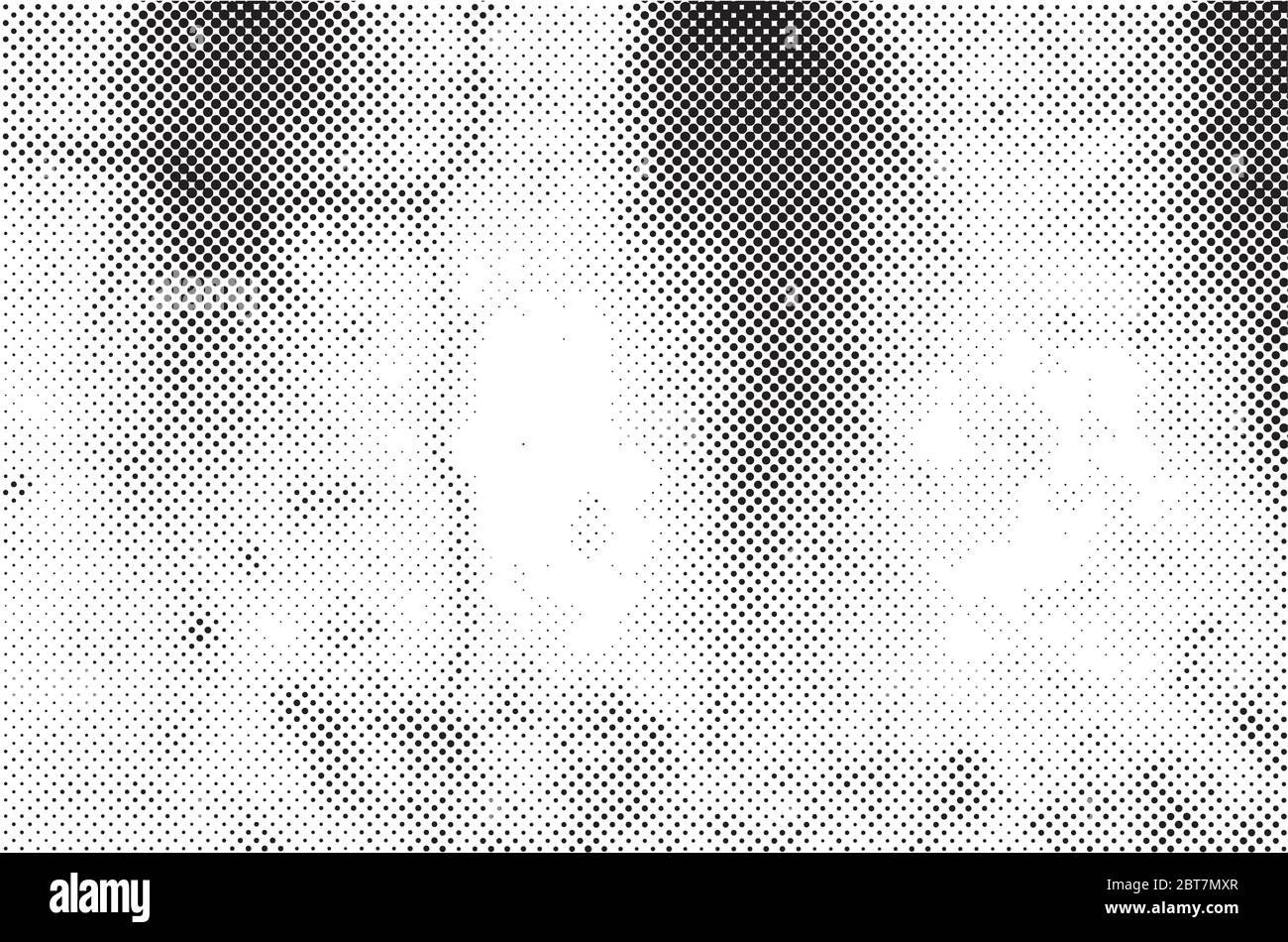 Grunge halftone dots background. Offset Printing Texture Stock Vector ...