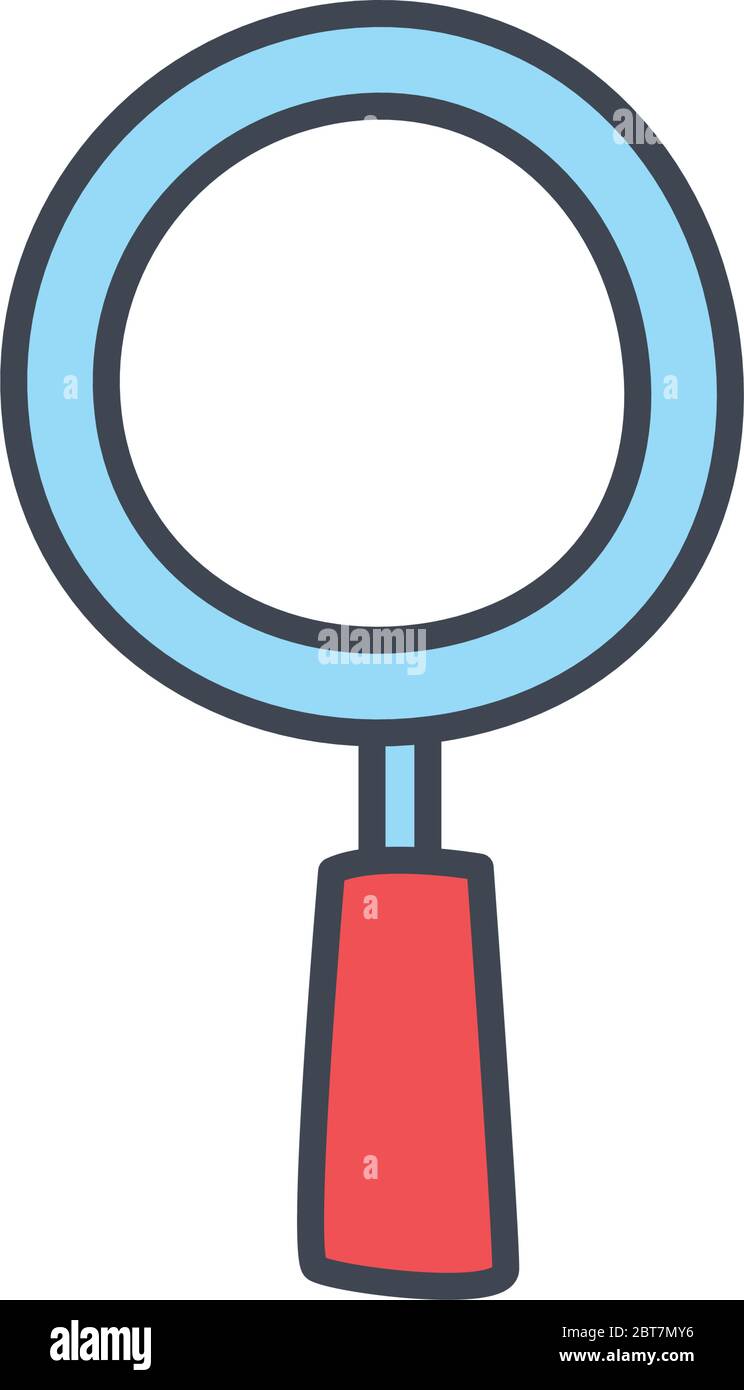 Lupe flat style icon design, Tool search and magnifying glass theme ...