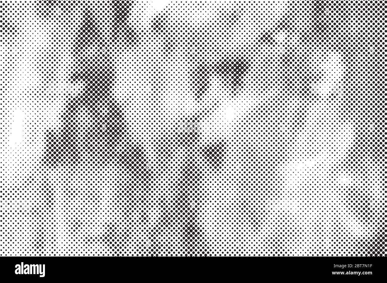 Grunge halftone dots background. Offset Printing Texture Stock Vector ...
