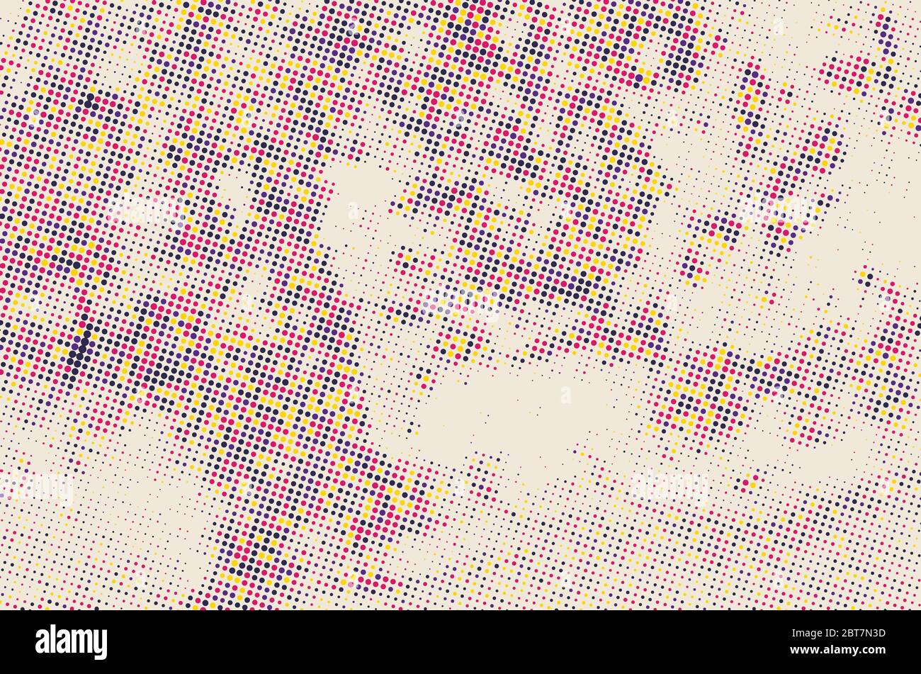 Grunge halftone dots background. Offset Printing Texture Stock Vector ...