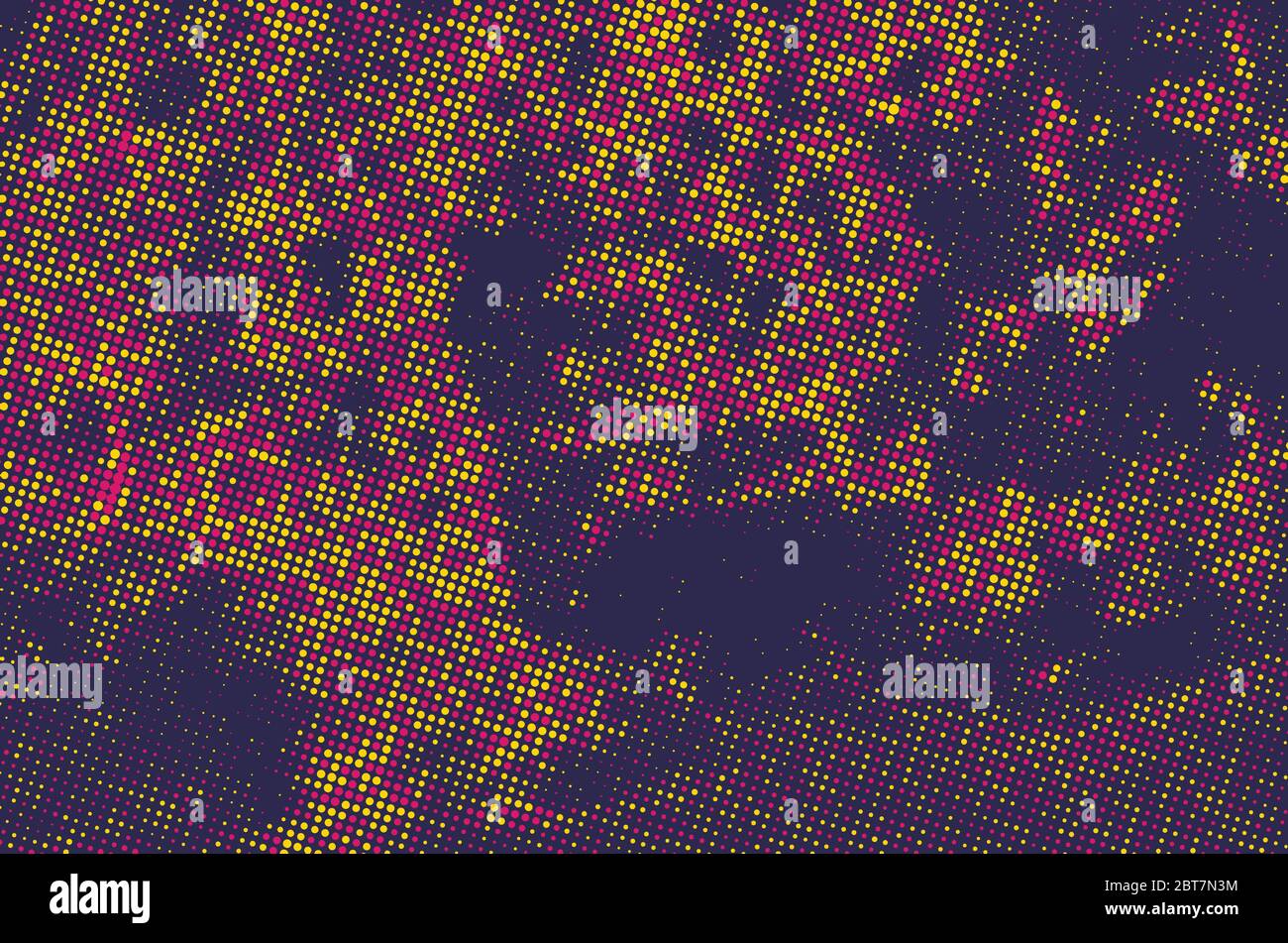 Grunge halftone dots background. Offset Printing Texture Stock Vector ...