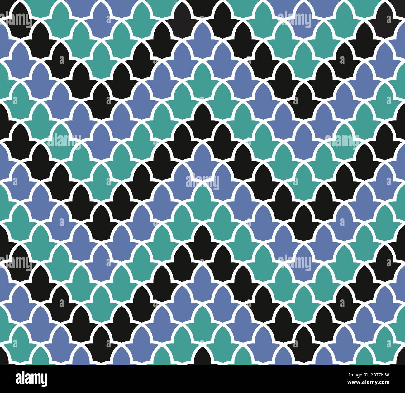 Pattern from the Alhambra palace. Traditional islamic geometric pattern ...