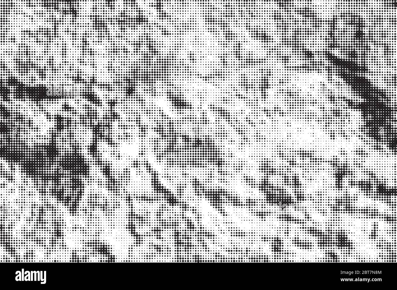 Grunge halftone dots background. Offset Printing Texture Stock Vector ...