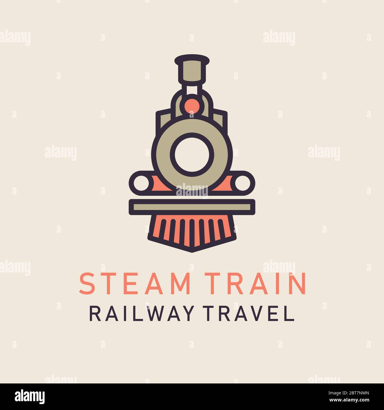 Steam Train Logo Steam Train Stock Illustrations – 21,842 Steam