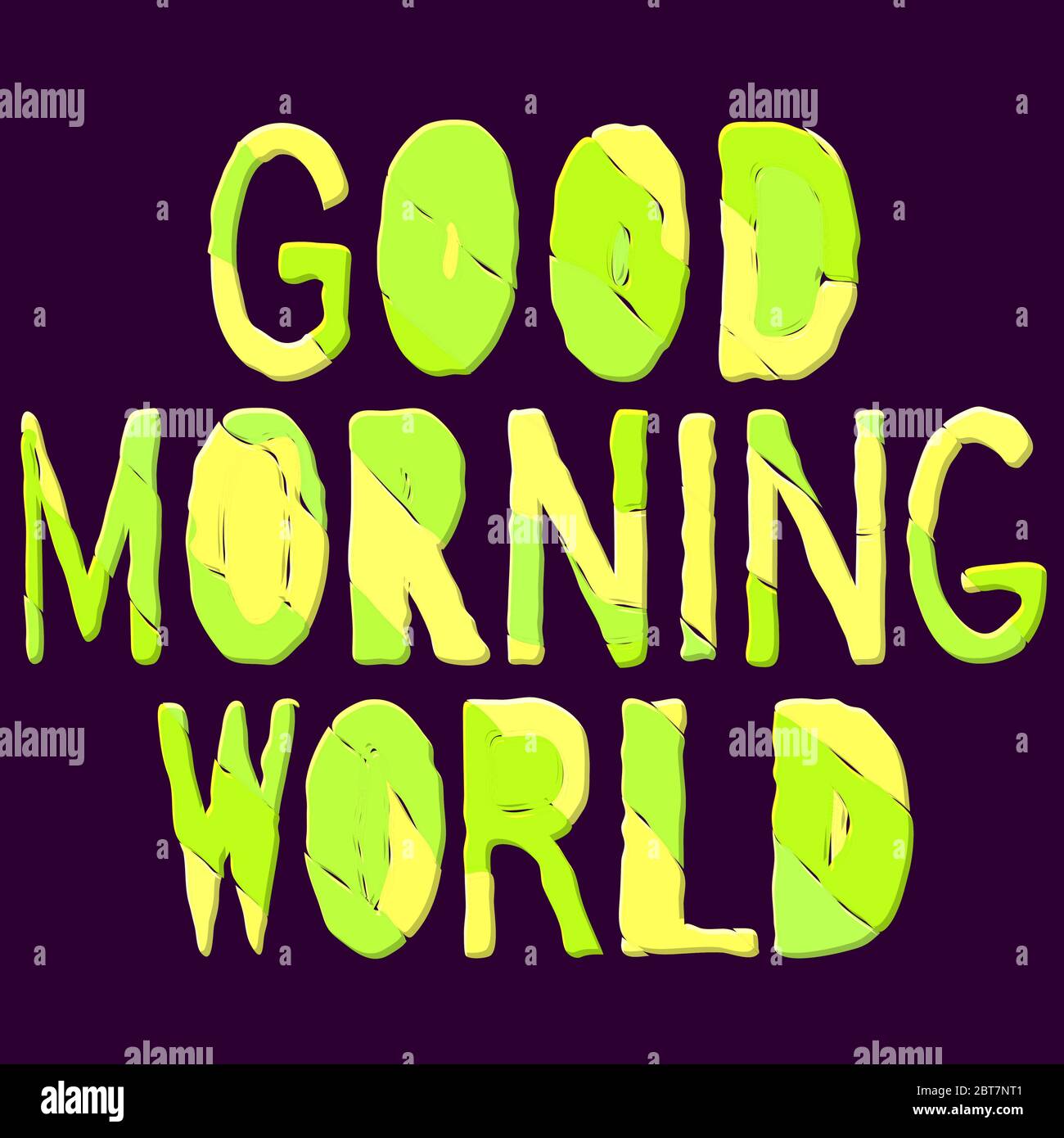 Custom text on green Stock Vector Images - Alamy