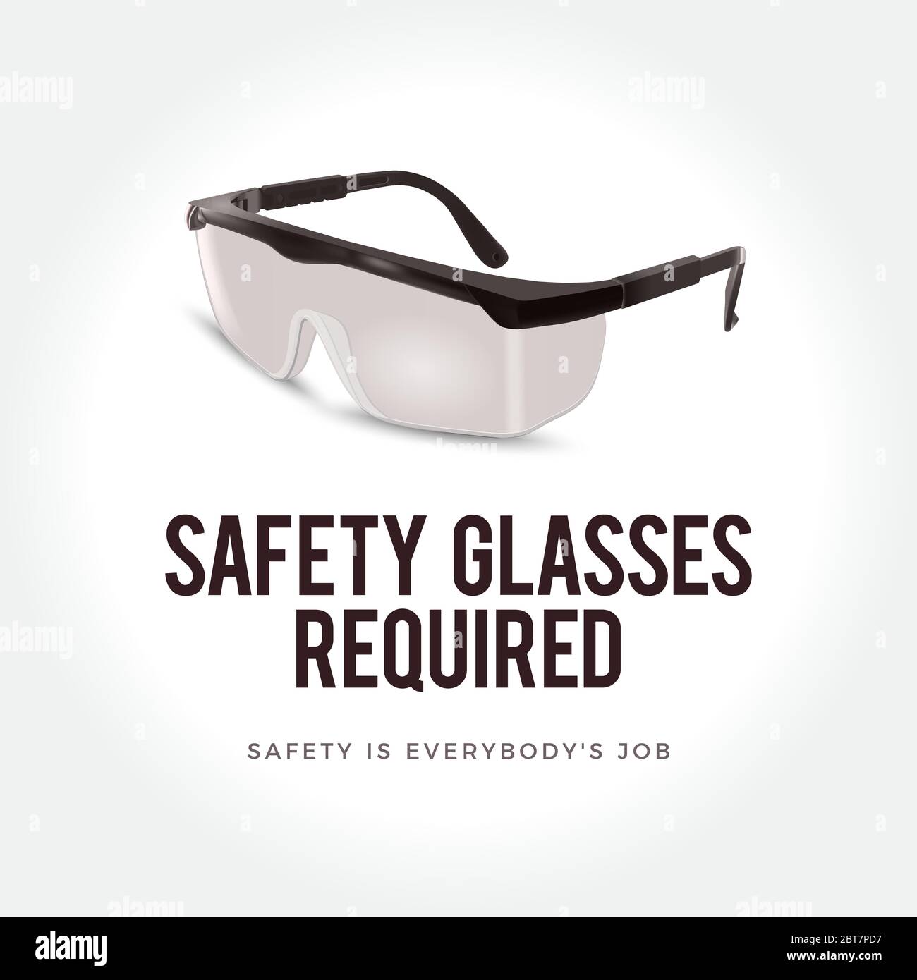 Wear Safety Glasses Sign