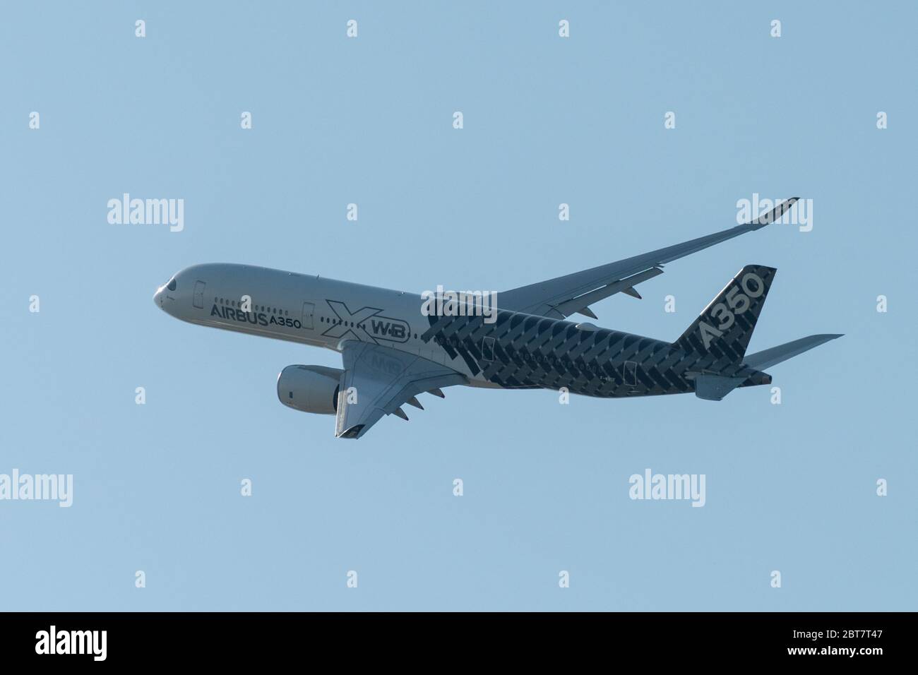 August 30, 2019. Zhukovsky, Russia. long-range wide-body twin-engine ...