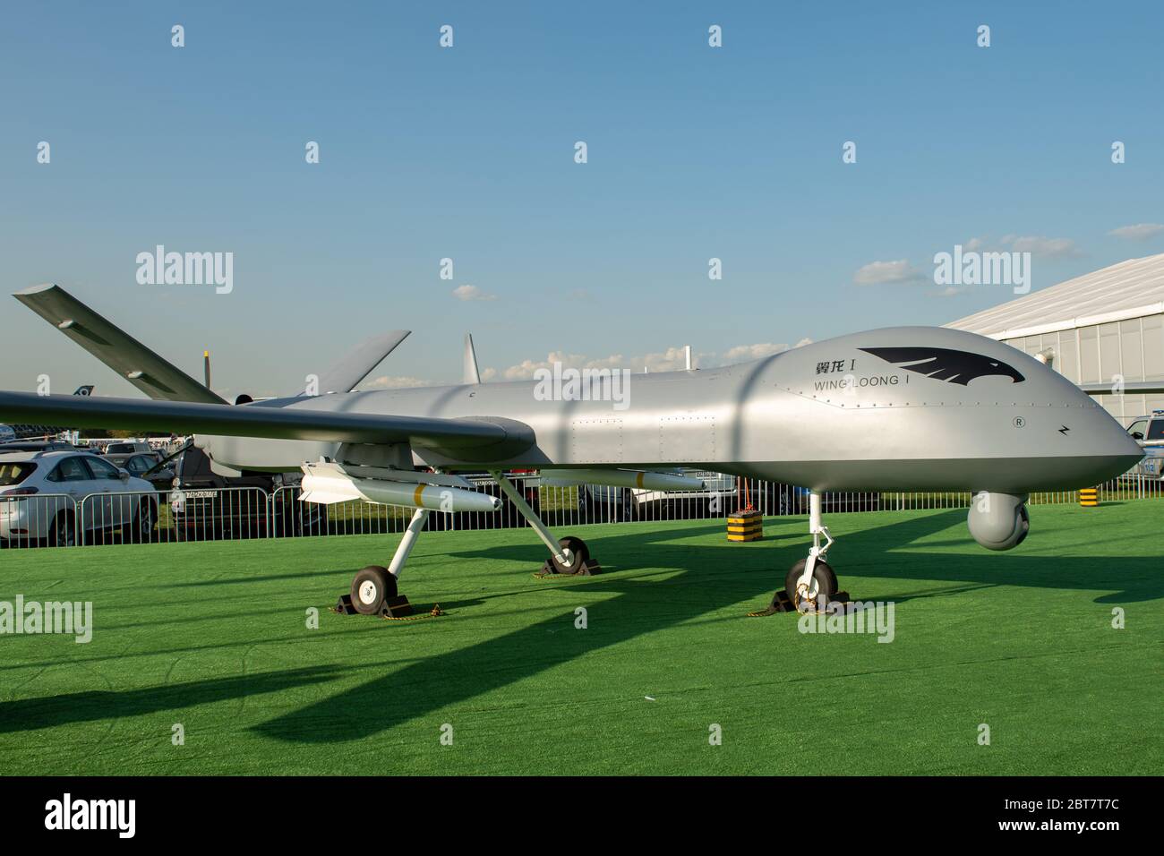 August 30, 2019. Zhukovsky, Russia. Chinese drone reconnaissance drone ...