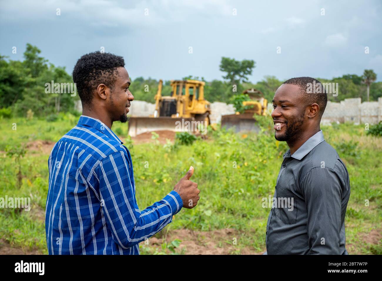 african business man giving commending someone Stock Photo - Alamy