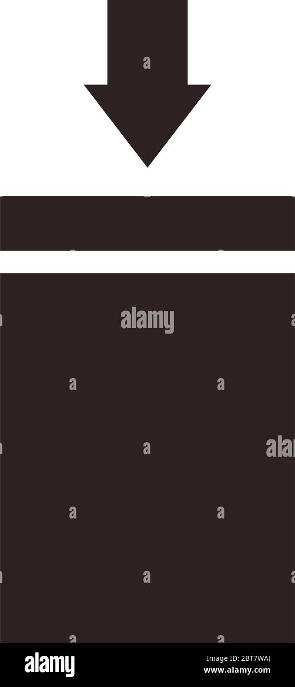 stacking limitation flat style icon design, Cardboard delivery ...