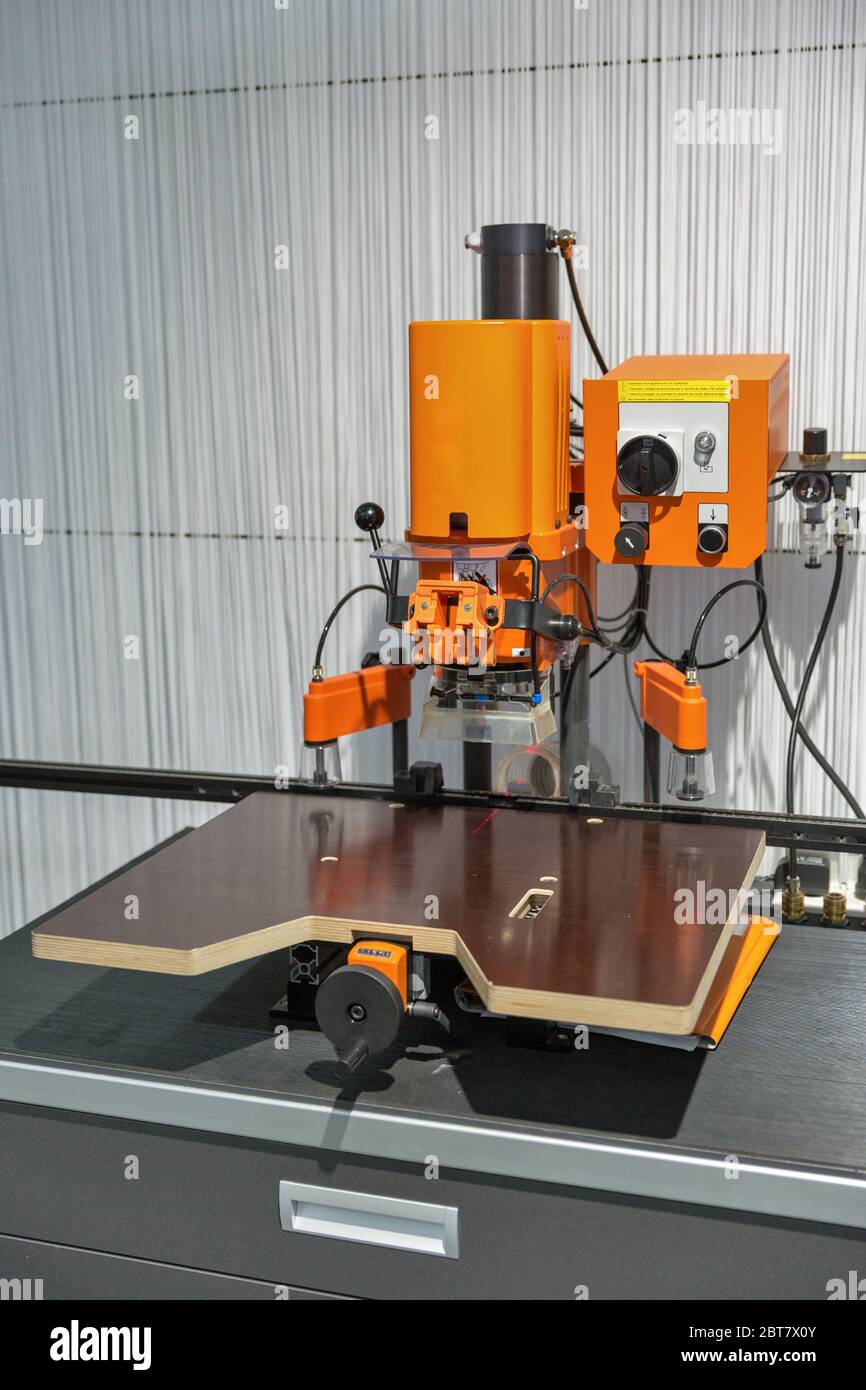 Wood furniture factory machine hi-res stock photography and images - Alamy