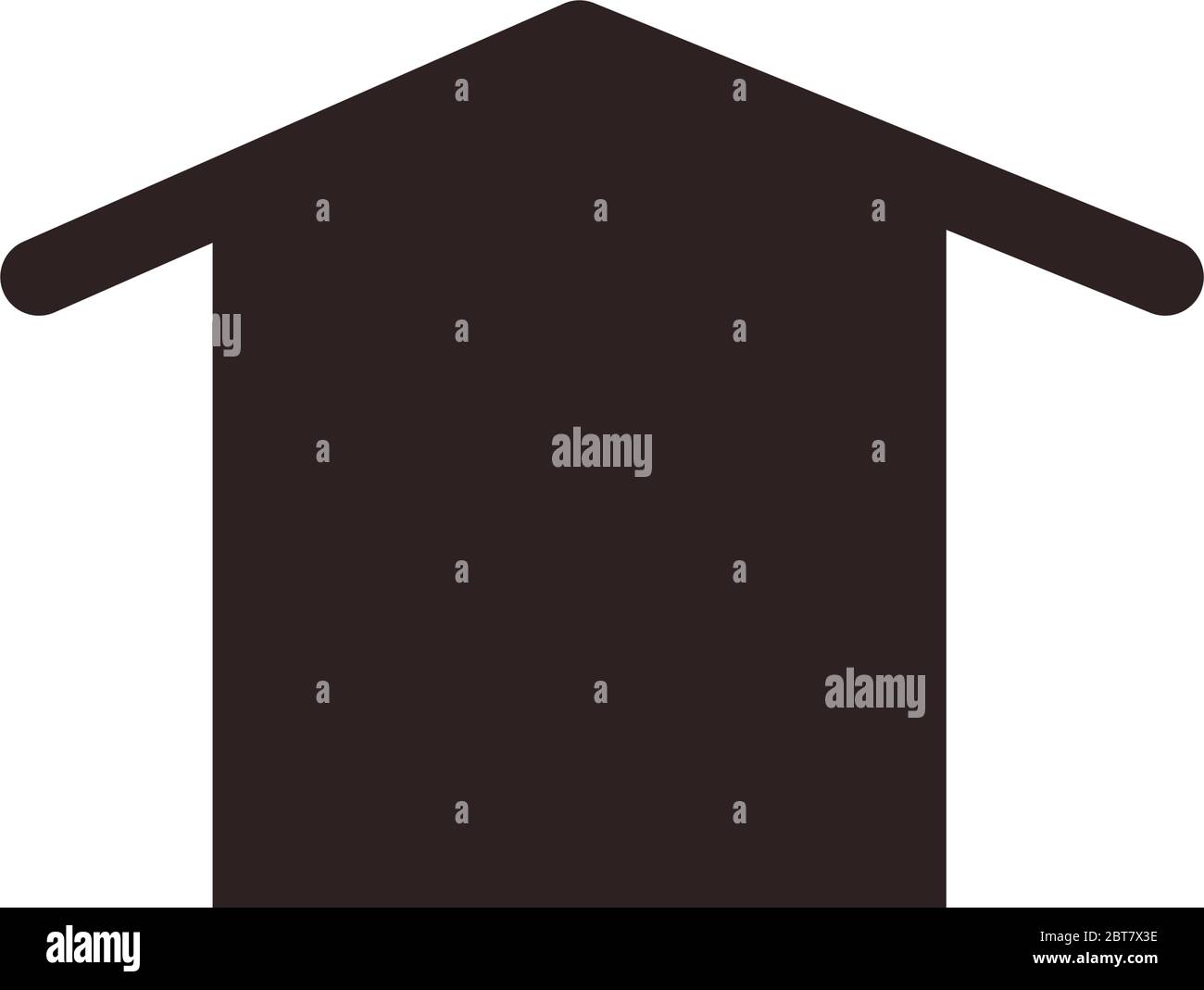 House flat style icon design, Home real estate building residential ...