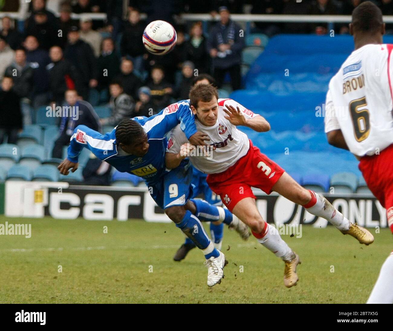 LONDON, UK MARCH 29: Peterborough's 2 goal scorer Aaron McLean in ...