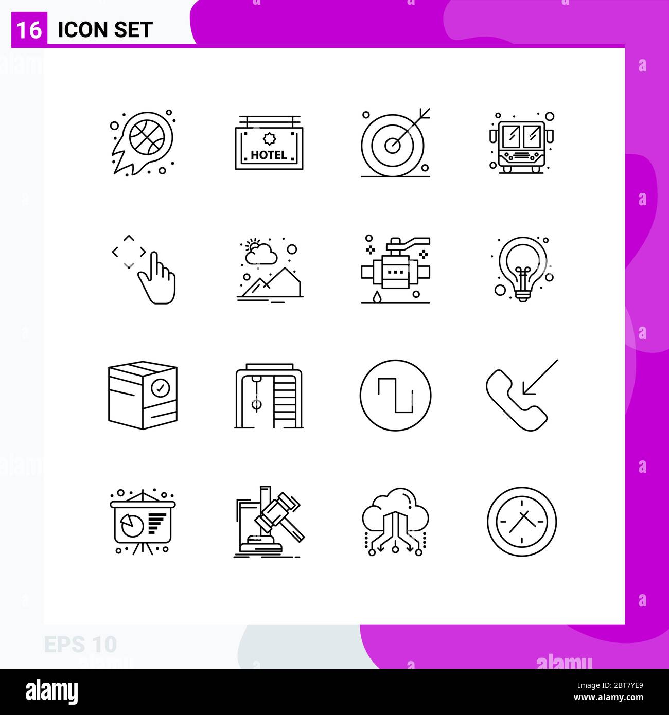 Bus countryside Stock Vector Images - Alamy