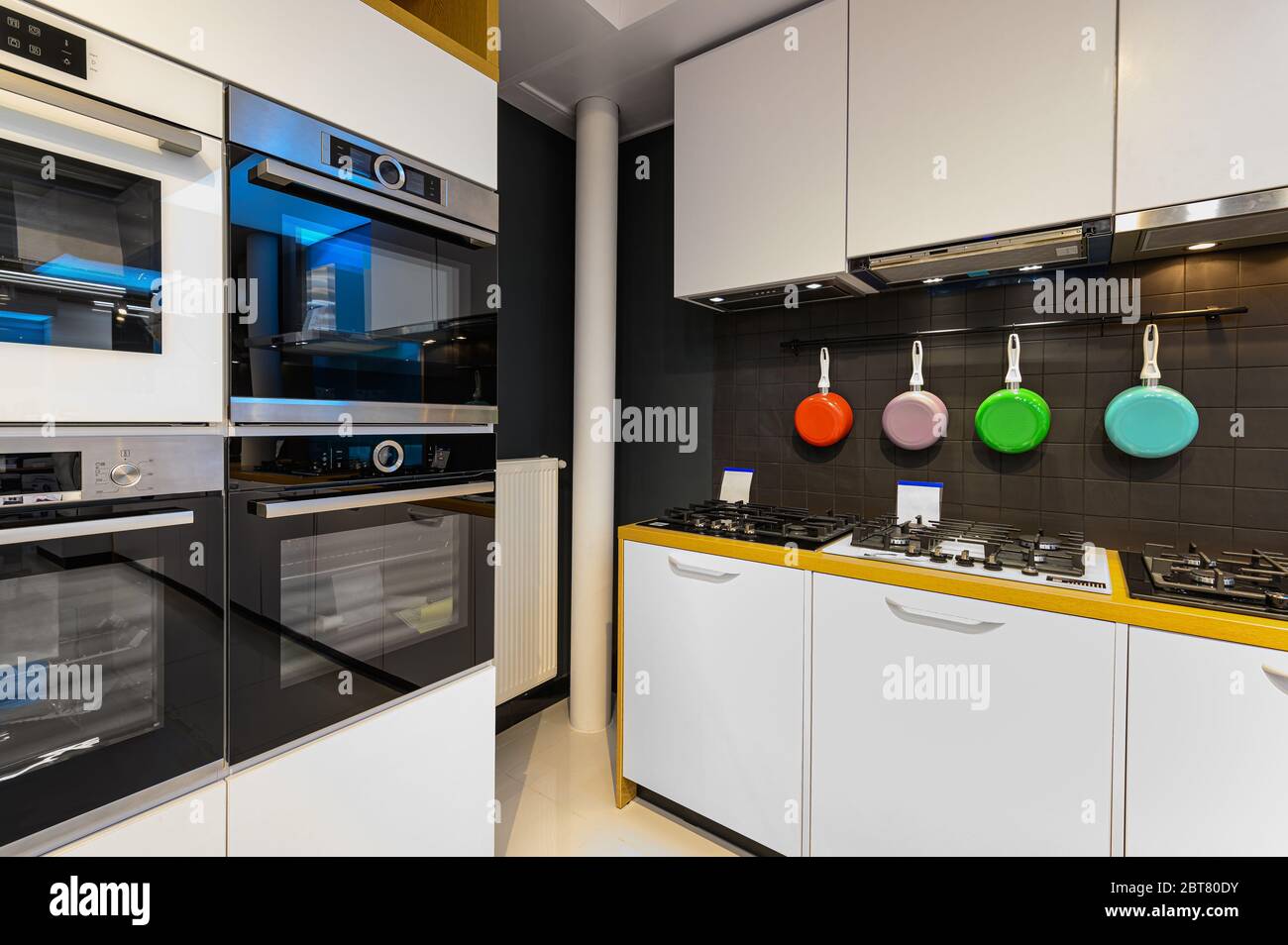 Interior of premium domestic appliance store Stock Photo - Alamy