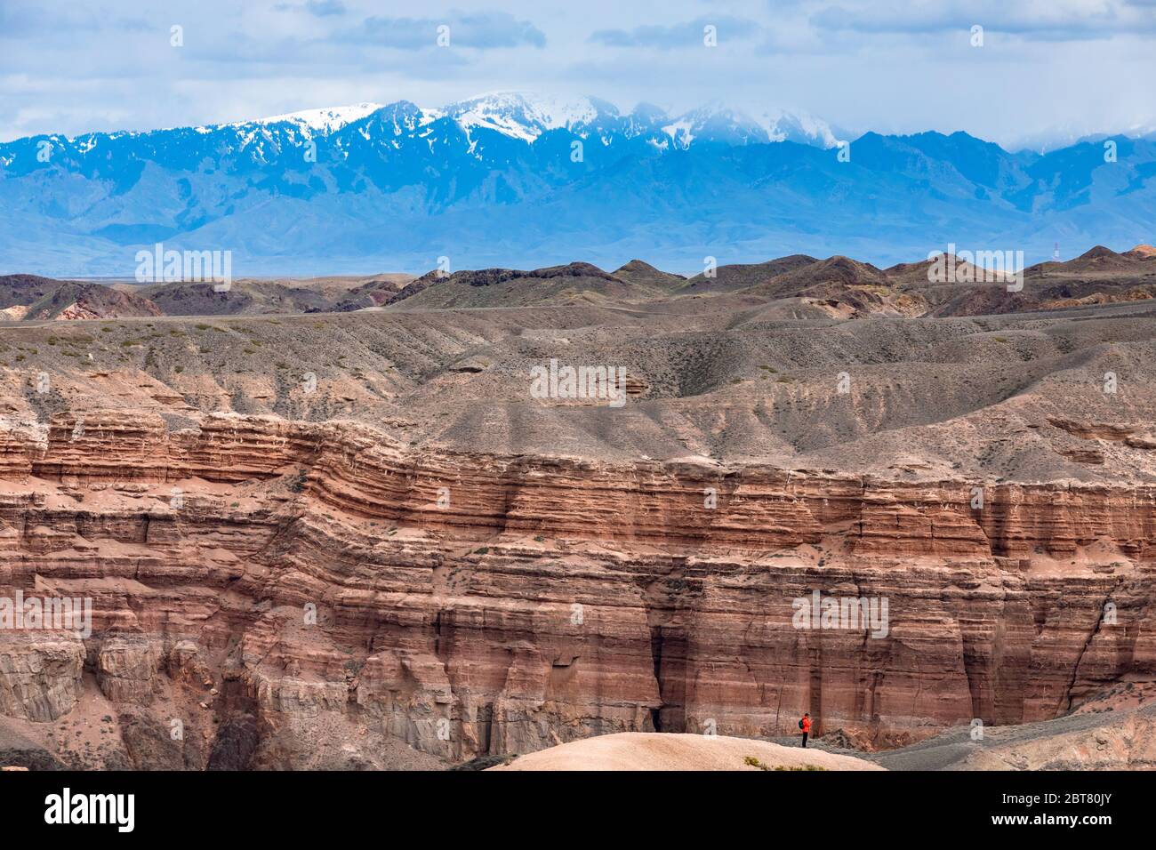 Beautiful red sandstone canyon landscape Stock Photo - Alamy