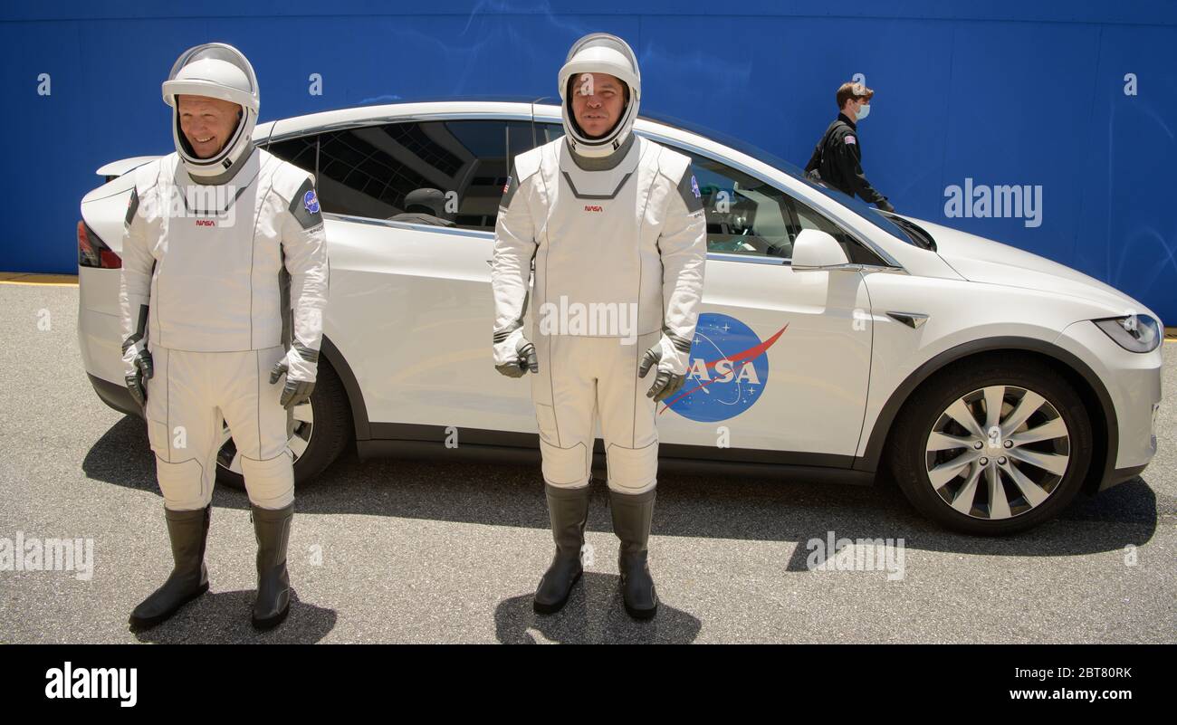 Cape Canaveral, United States of America. 23 May, 2020. NASA astronauts ...