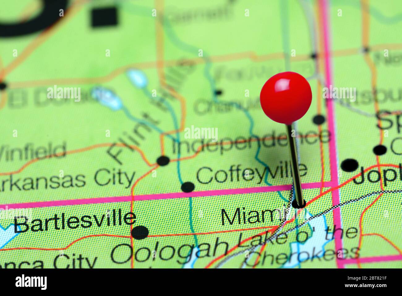Map of miami hi-res stock photography and images - Alamy